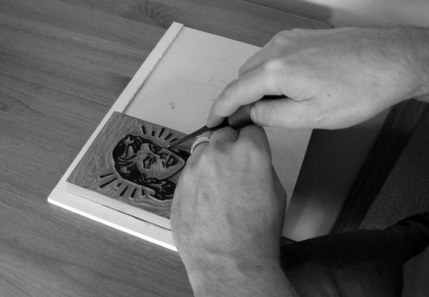 Linoleum printmaking - Letterpress Commons
