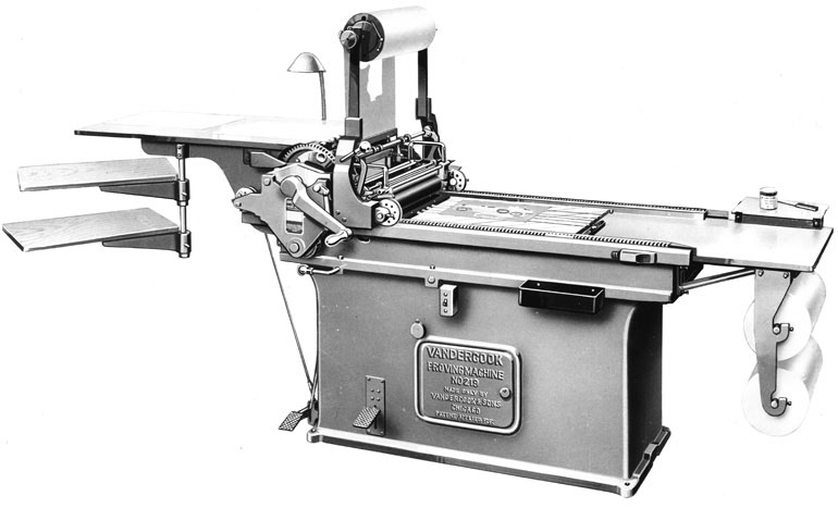 Vandercook 219 Proving Machine - Letterpress Commons