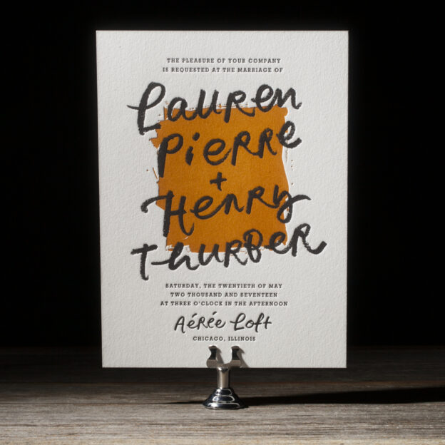 Good Show modern calligraphy wedding invitations