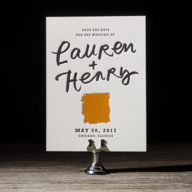 Good Show modern calligraphy wedding invitations