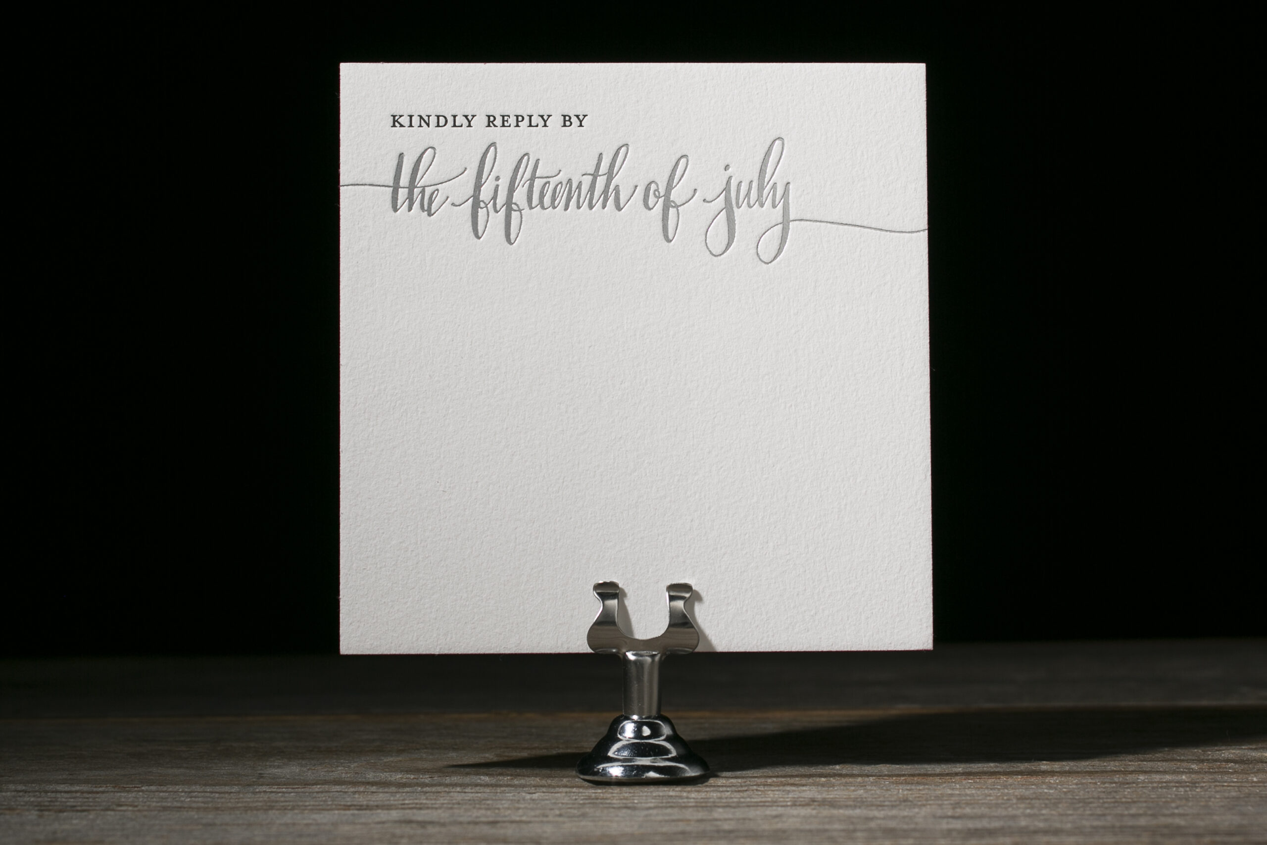 Colette calligraphy wedding invitations