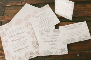 Five ways to customize our Jorie floral wedding invitations - Bella Figura