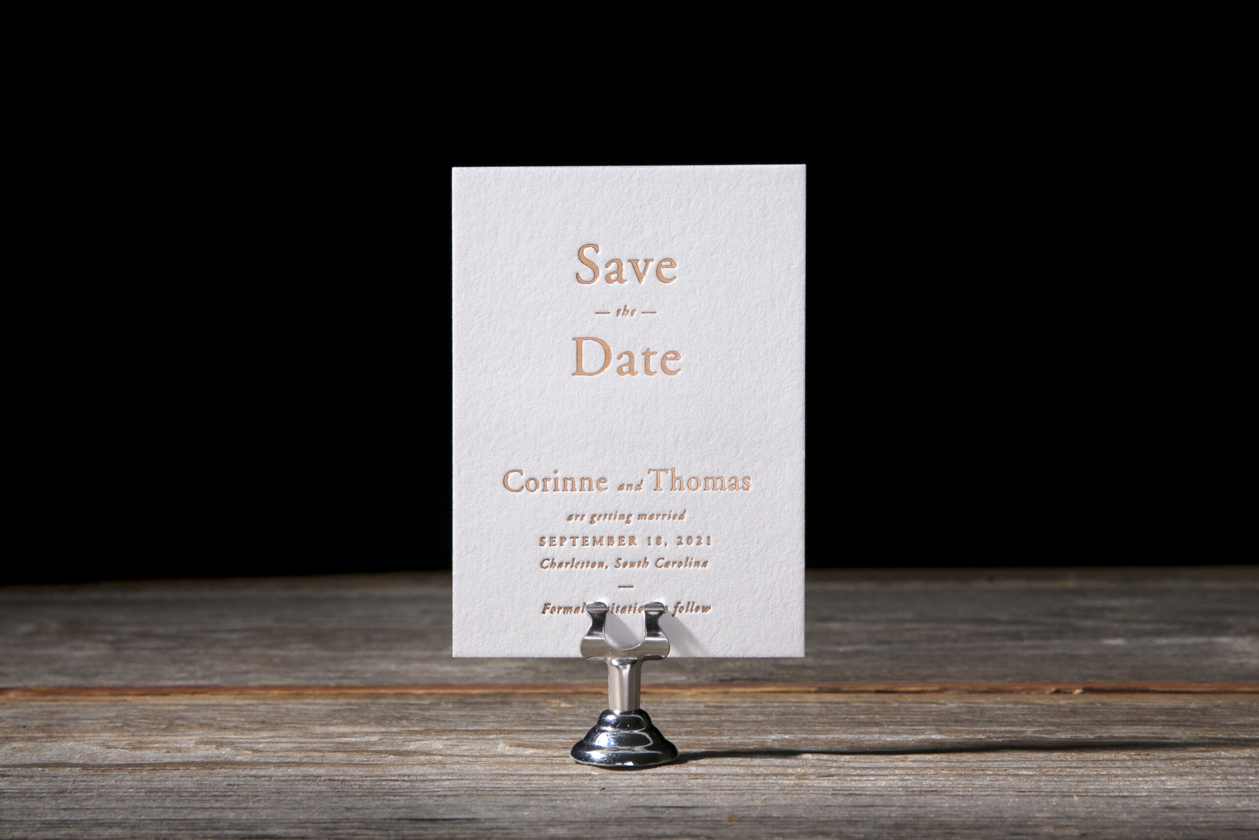 Corinne Save the Date - Bella Figura