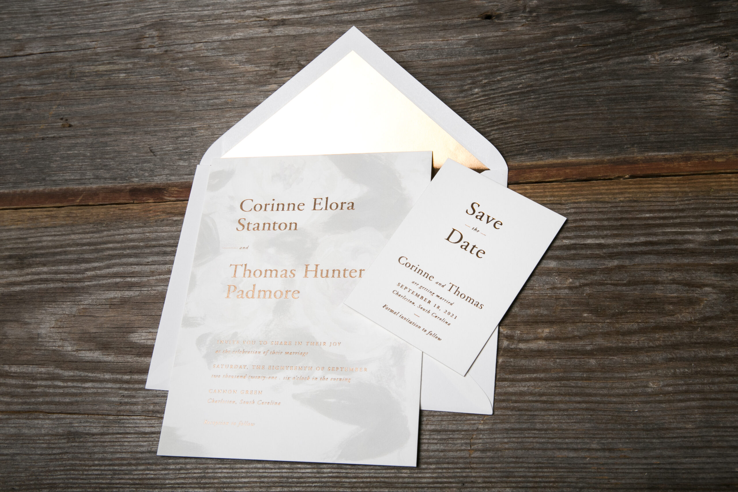 Corinne Save the Date - Bella Figura