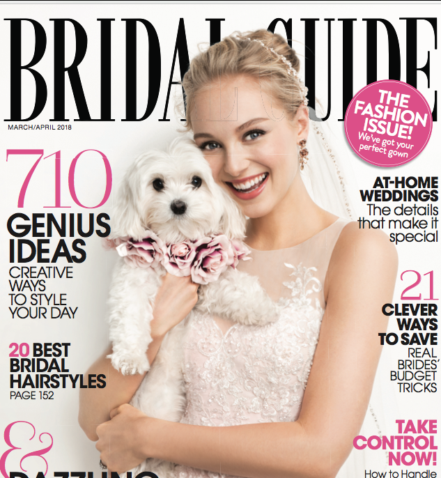 Urbanic save the date design featured by Bridal Guide Magazine