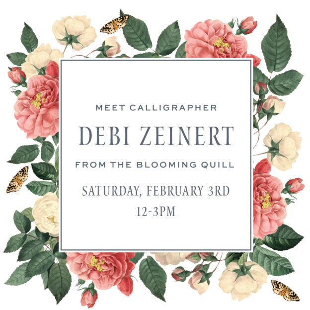 Calligrapher Debi Zeinert at Bella Figura's flagship store in Manhattan ...
