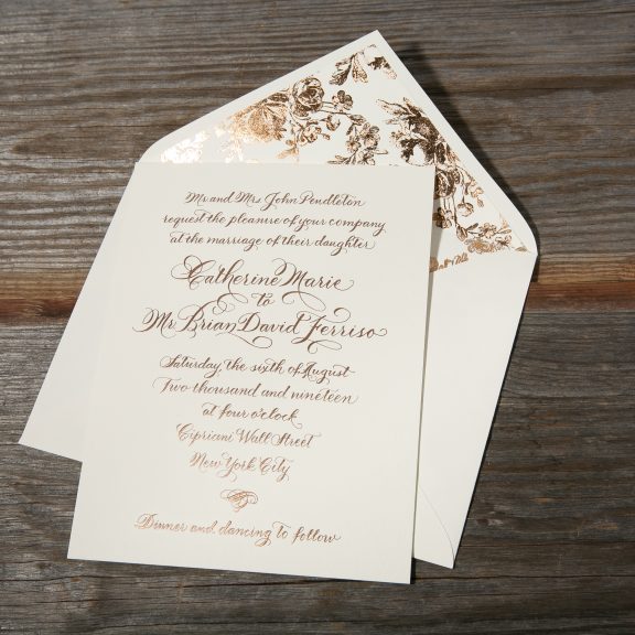 Engraved Classic Calligraphy - Bella Figura