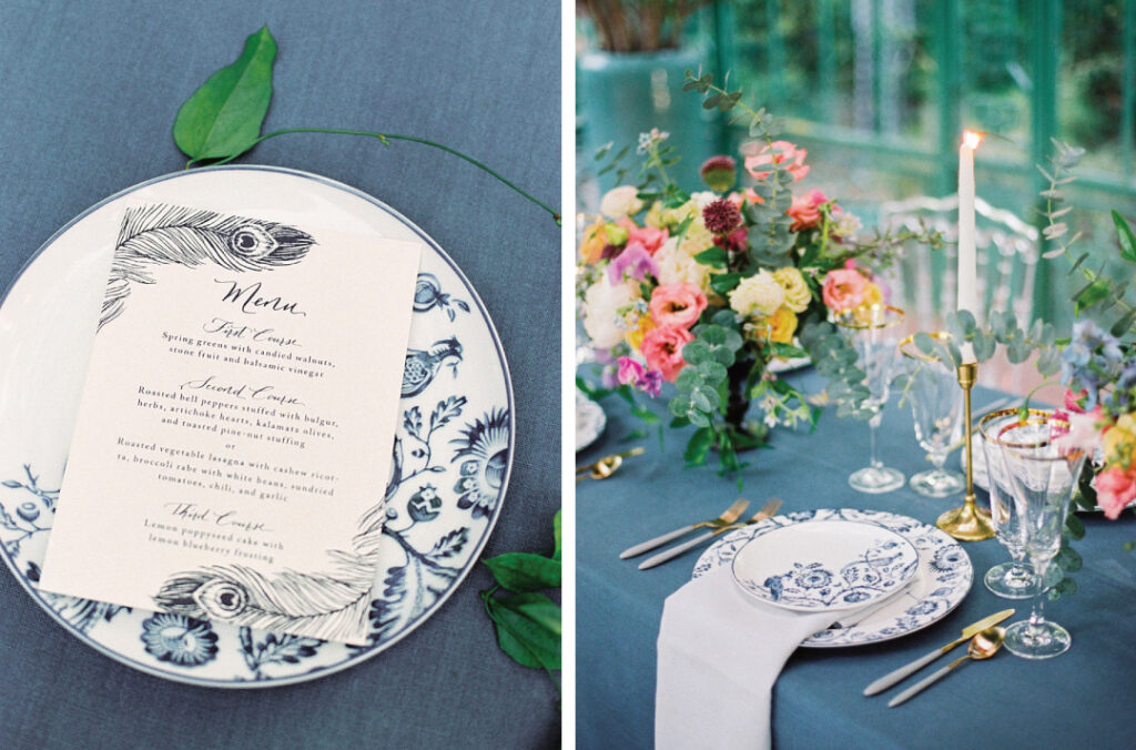 Elegant Laurent design featured on Style Me Pretty