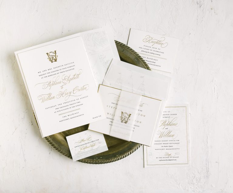 New wedding invitations inspired by coastal New England's most iconic ...