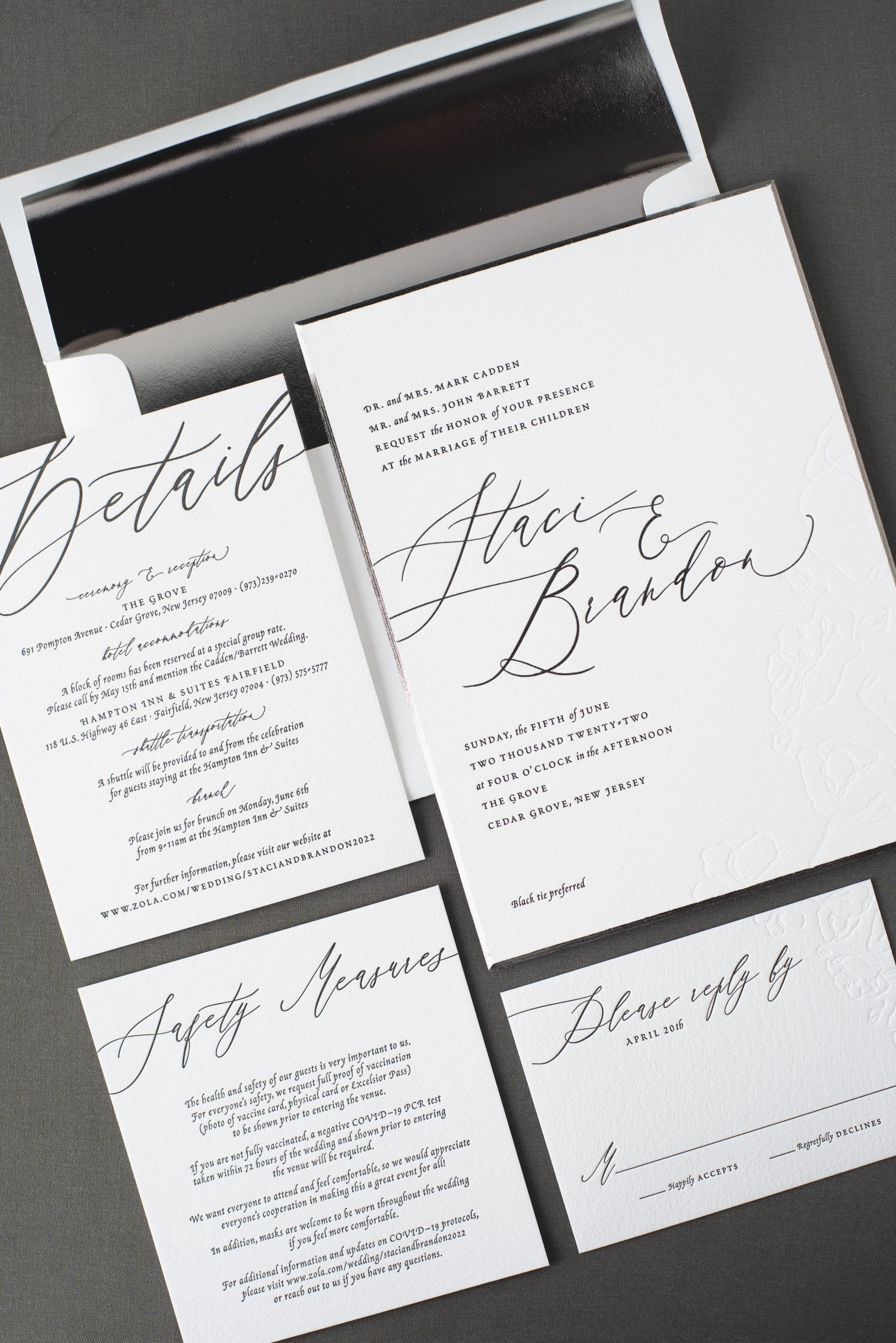 Press'd | Letterpress wedding invitation ideas from Bella Figura