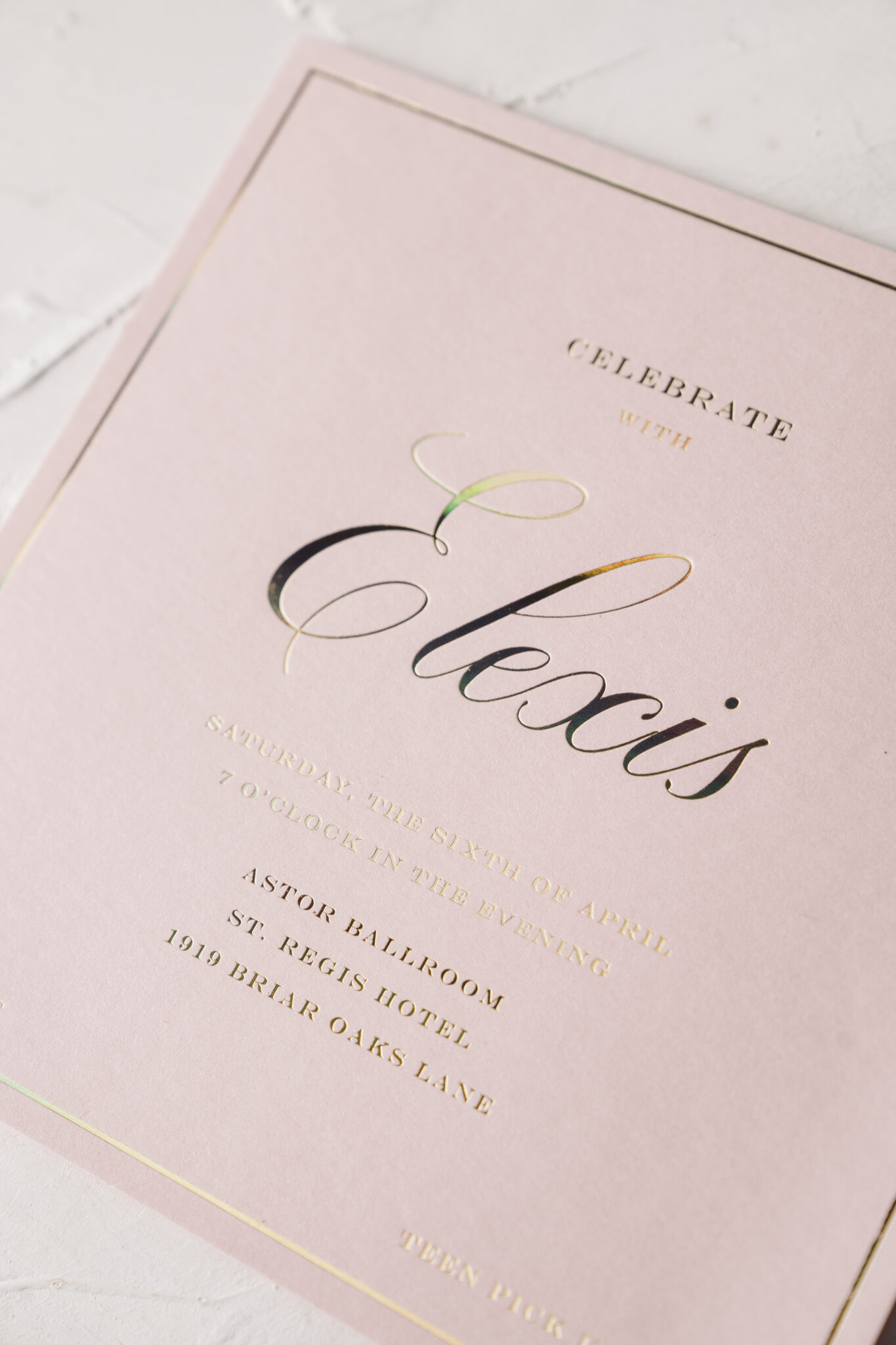 Press'd | Letterpress wedding invitation ideas from Bella Figura