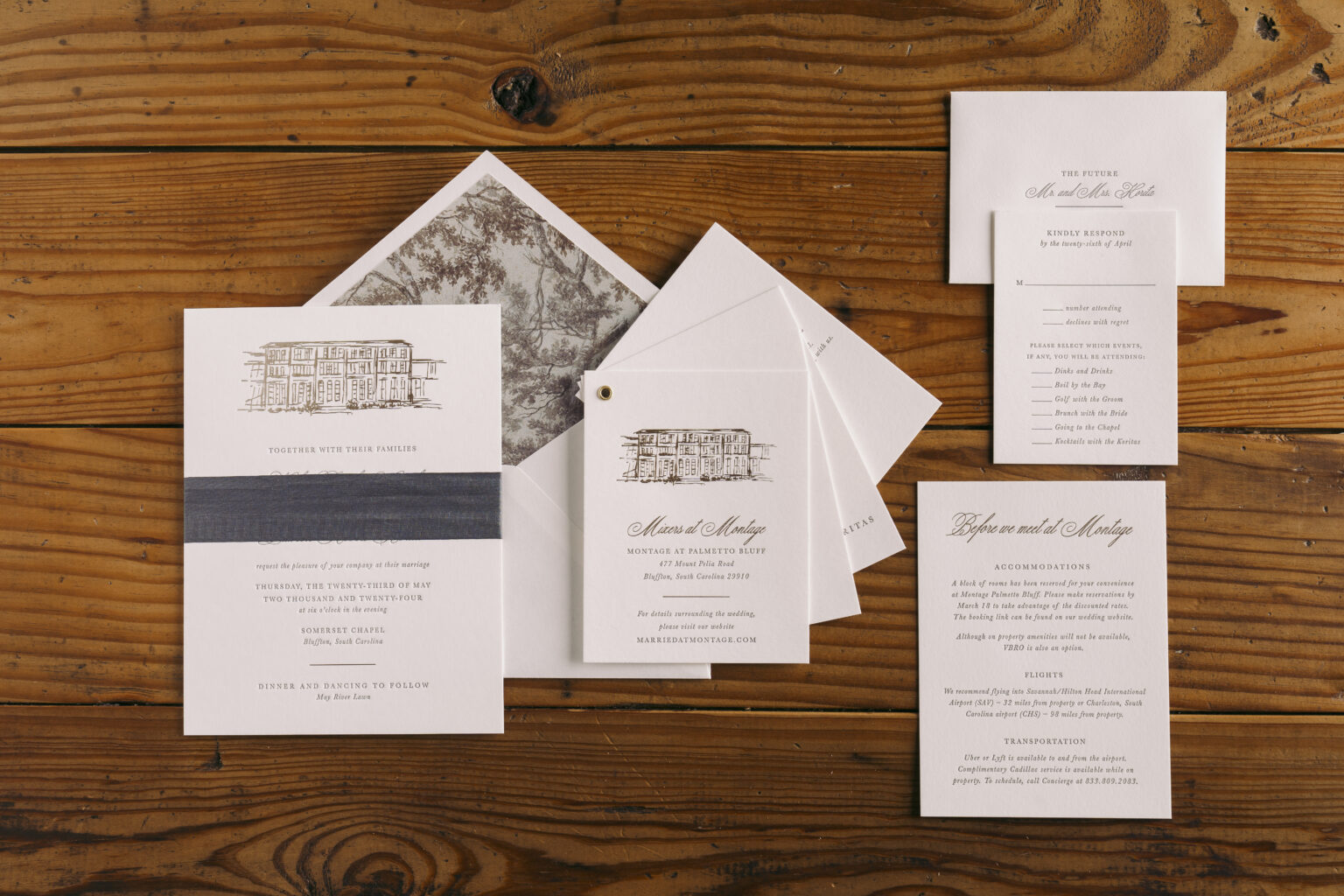 Press'd | Letterpress wedding invitation ideas from Bella Figura