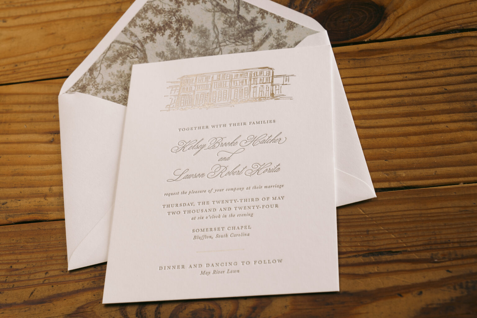 Press'd | Letterpress wedding invitation ideas from Bella Figura