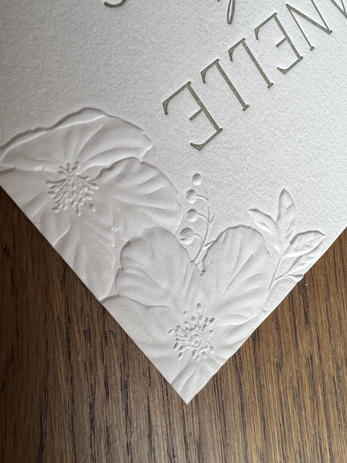 New Print Method: Sculpted Embossing - Bella Figura