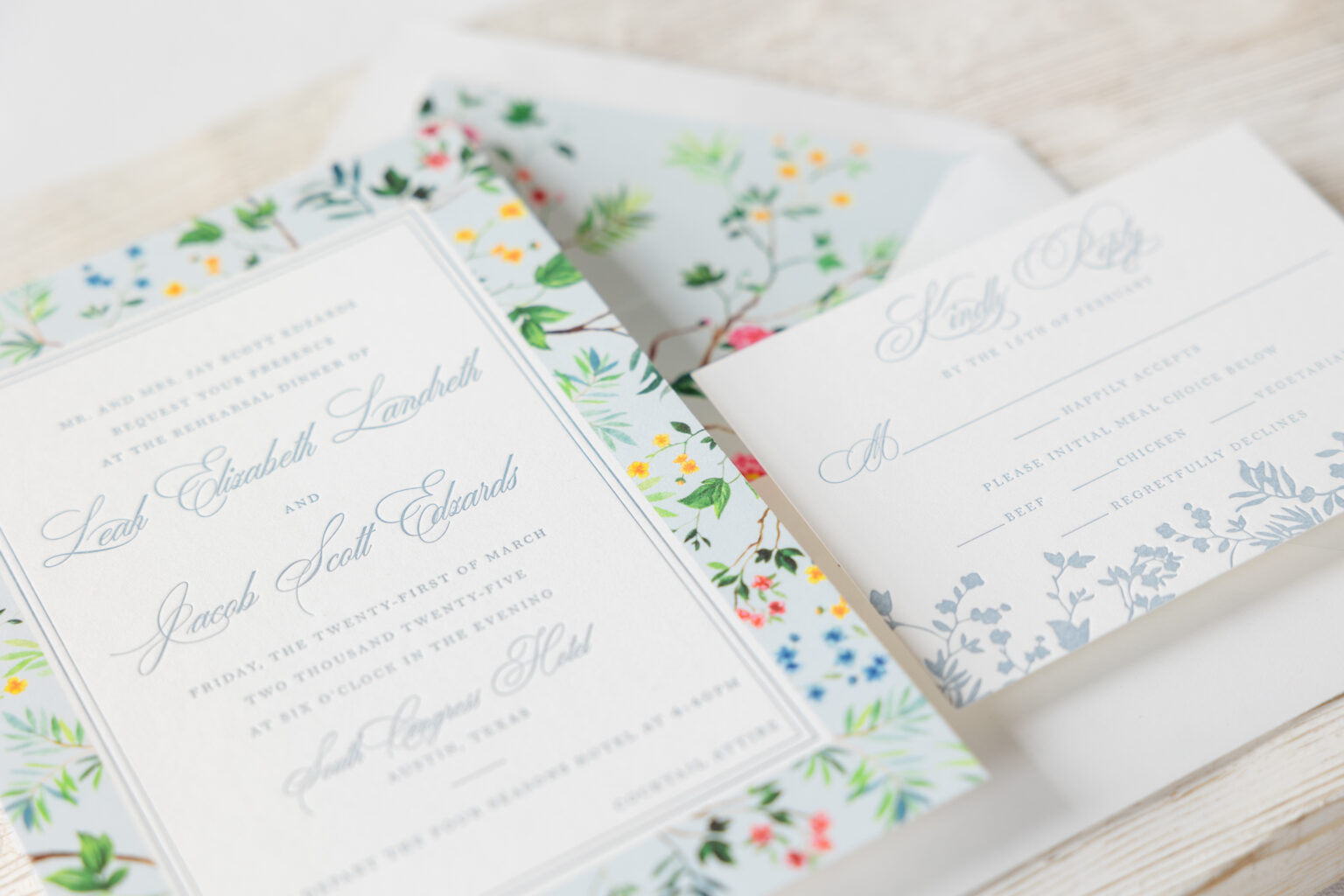 Press'd | Letterpress wedding invitation ideas from Bella Figura