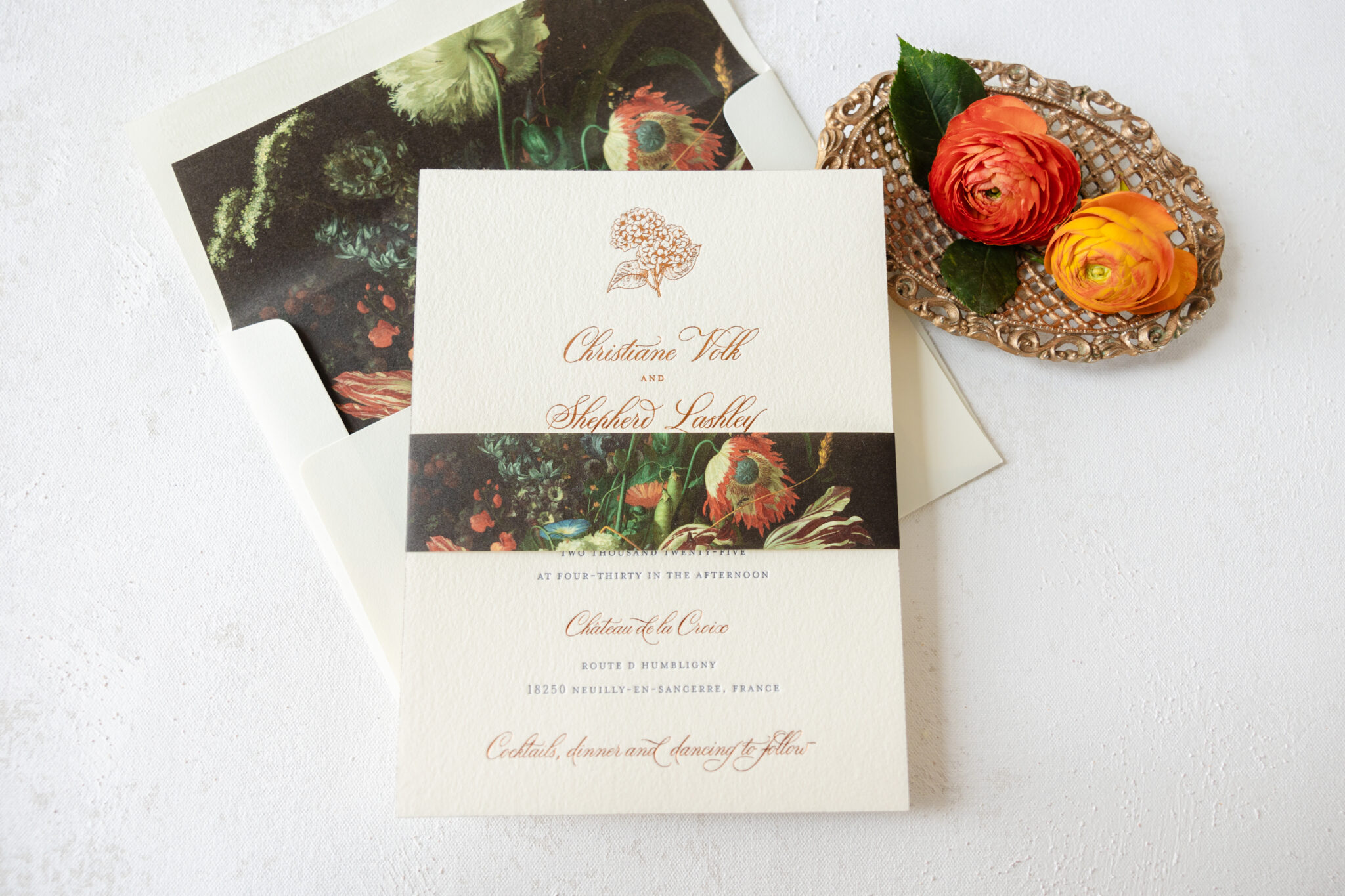 Press'd | Letterpress wedding invitation ideas from Bella Figura