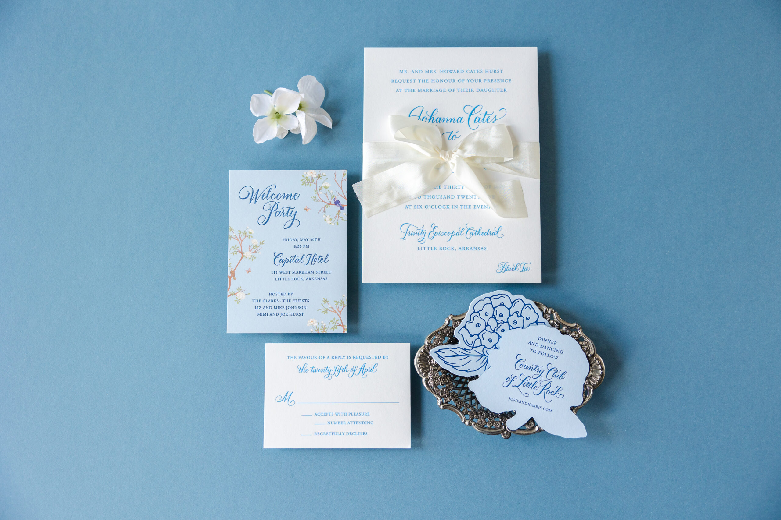 Engraved Wedding Invitations with Hand Calligraphy - Bella Figura