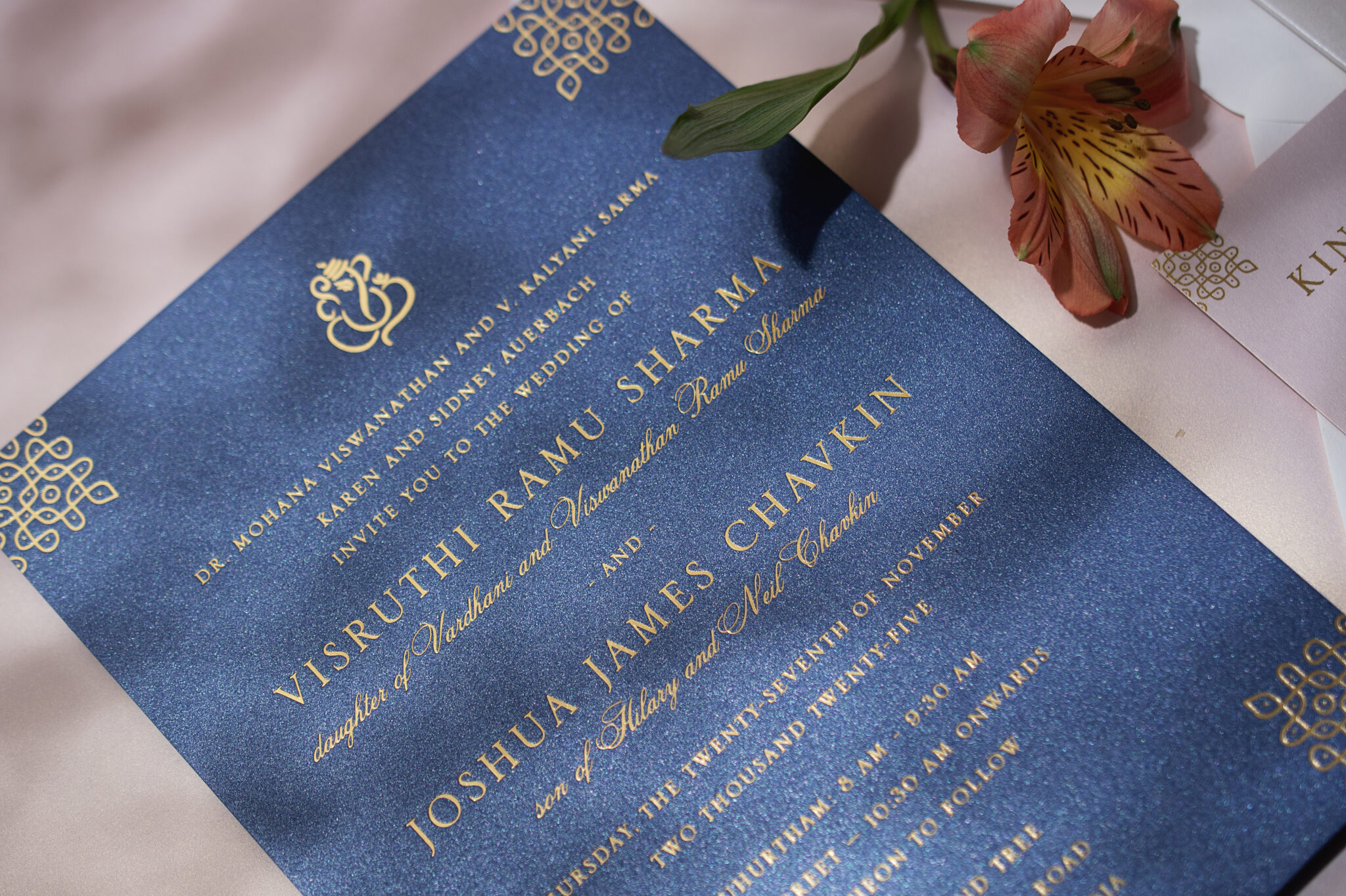 Foil Stamping on Metallic Paper - Bella Figura