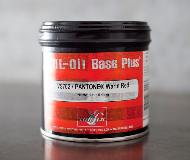 Letterpress ink, oil-based | Boxcar Press