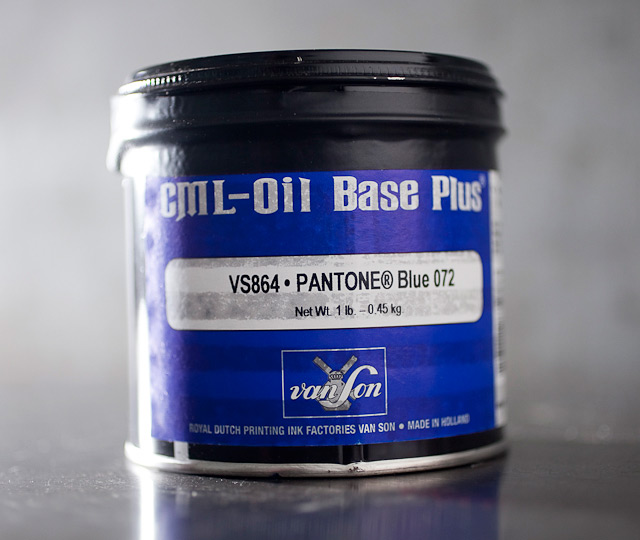 Letterpress ink, oil-based | Boxcar Press