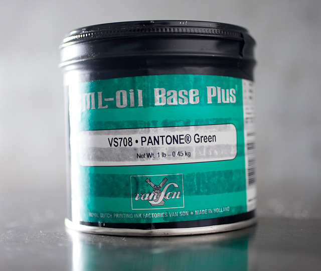 Letterpress ink, oil-based | Boxcar Press