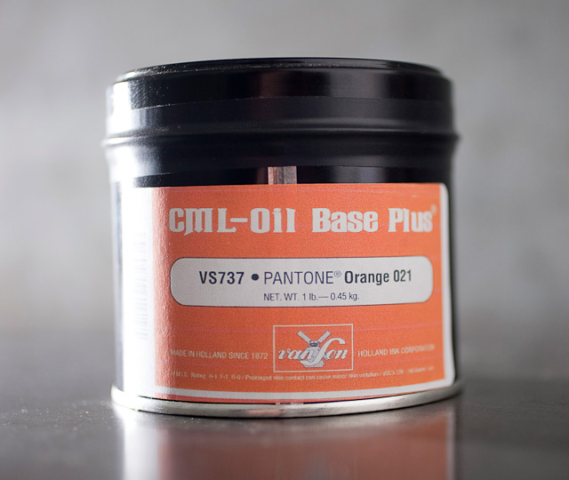 Letterpress ink, oil-based | Boxcar Press