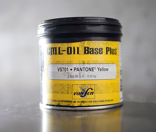 Letterpress ink, oil-based | Boxcar Press