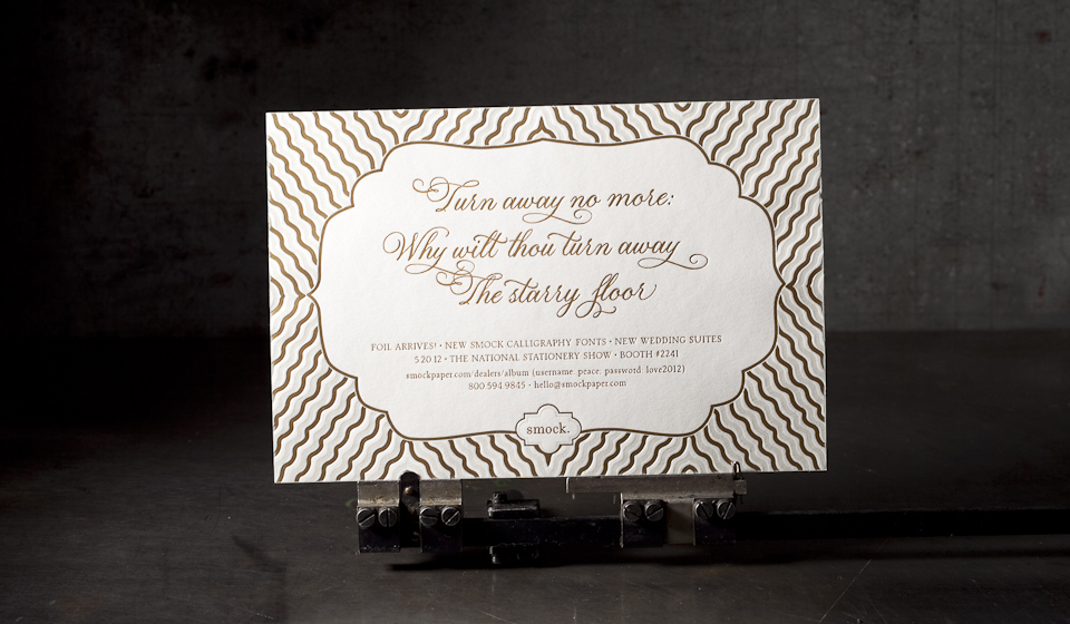 letterpress invitations, no. 12625 | Boxcar Press letterpress printing