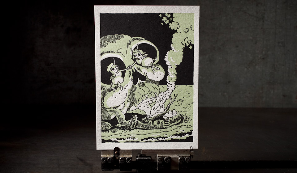 letterpress art, no. 10101 | Boxcar Press letterpress printing