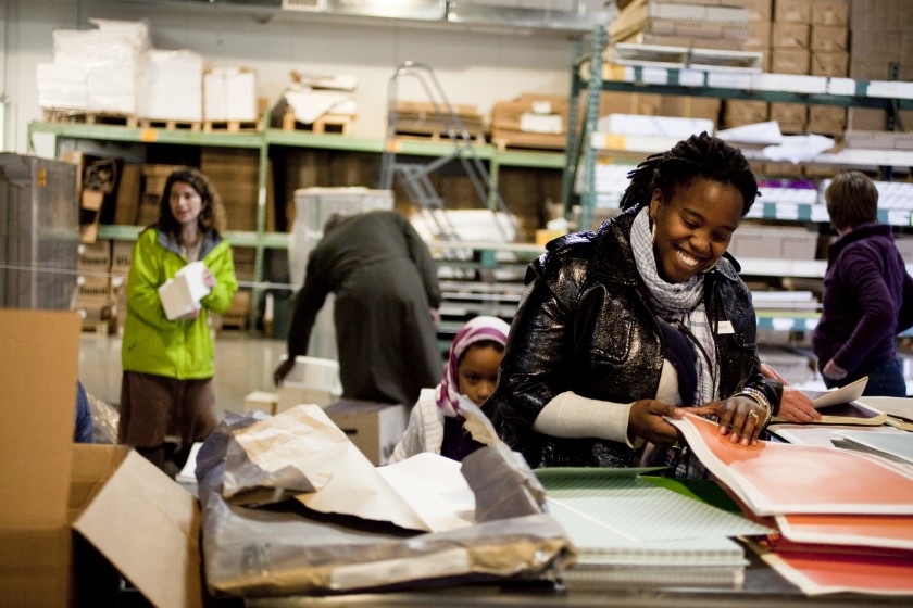 Letterpress printers share creative ways to move excess paper