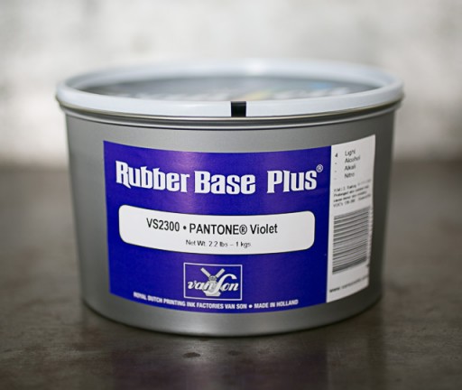 Letterpress Ink, rubber-based: Pantone Violet, letterpress supplies ...