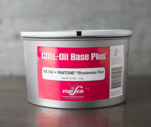 Letterpress ink, oil-based | Boxcar Press