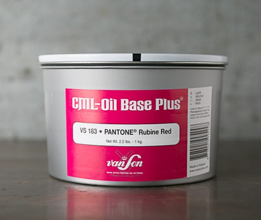 Letterpress ink, oil-based | Boxcar Press