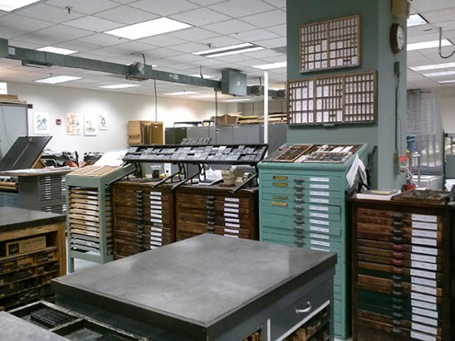 Letterpress on Campus: letterpress courses across the U.S.