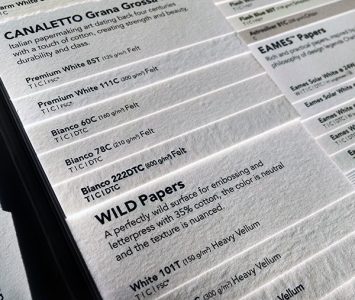 Letterpress Papers: an overview of the best papers for letterpress printing